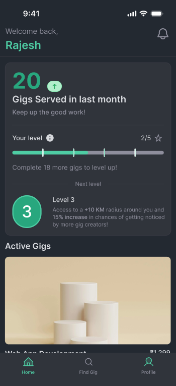 GIG$S - Connect with local excellence in India